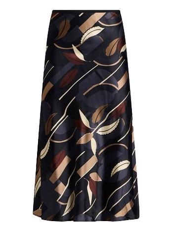 SIYU Midi Skirt In Viscose And Elastane - Black