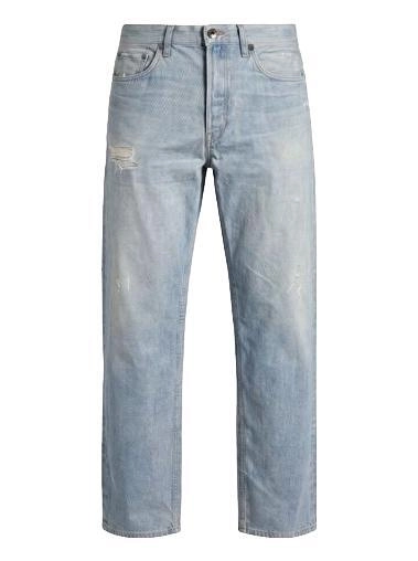 Rag & Bone Cotton Elastane Pants - Blue