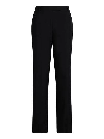 Officine Générale Virgin Wool Straight-leg Trousers - Black