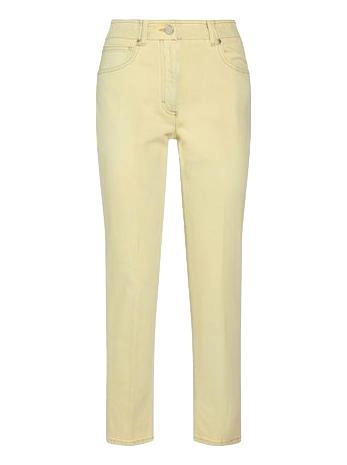 Peserico Pastel Cotton Elastane Jeans - Yellow
