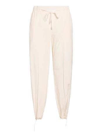 Peserico Ivory Cotton Polyester Tapered Pants - White
