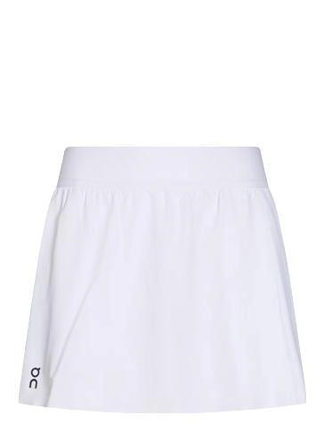 On Polyester Mini Skirt - White