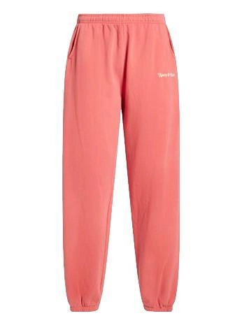 SPORTY & RICH Cotton Terry Track Pants - Red