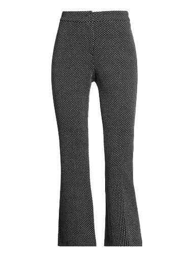 CARACTÈRE Pants Size Cotton, Polyester, Elastane - Black