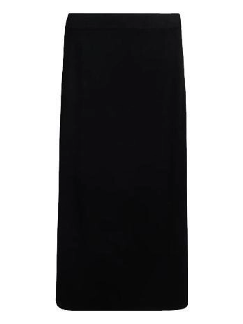 CARLA G. Midi Pencil Skirt - Black