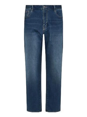 Armani Exchange Skinny Jeans In Medium Wash - Blue