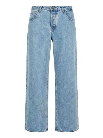Armani Exchange Cotton Baggy Jeans - Blue