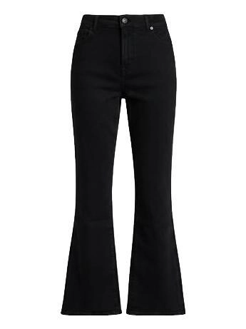 7 For All Mankind High Waisted Bootcut Jeans With Crystal Embellishments - Black