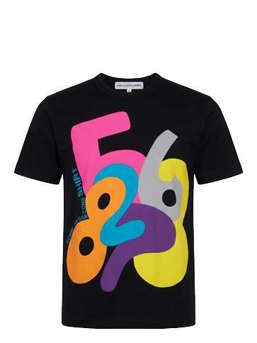 Comme Des Garçons T-shirt Size Cotton - Black