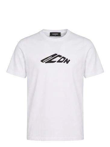 Dsquared2 Cotton T-shirt With Logo Print - White