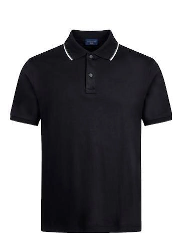 Paul & Shark Polo Shirt Dark Size Cotton, Lyocell - Blue