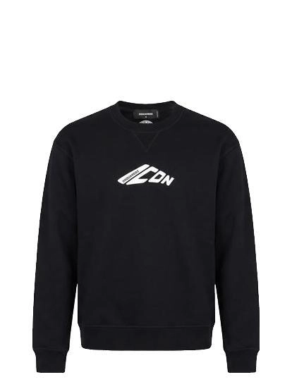 Dsquared2 Cotton Polyester Sweatshirt - Black