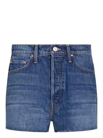 MOTHER High Waisted Denim Shorts - Blue