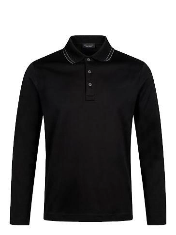 Paul & Shark Polo Shirt Size Cotton - Black