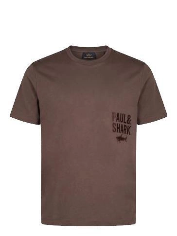 Paul & Shark T-shirt Size Cotton - Brown