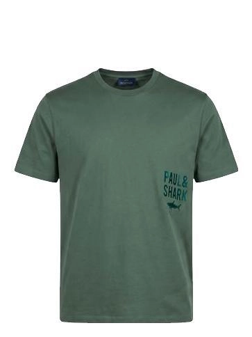 Paul & Shark T-shirt Size Cotton - Green