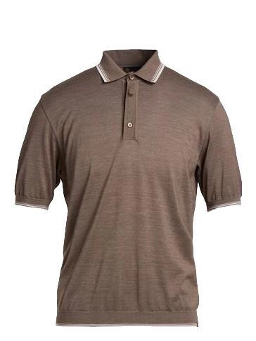Paul & Shark Polo Shirt Size Virgin Wool, Silk - Grey