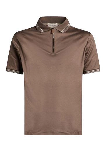 Paul & Shark Polo Shirt Size Cotton, Lyocell - Grey