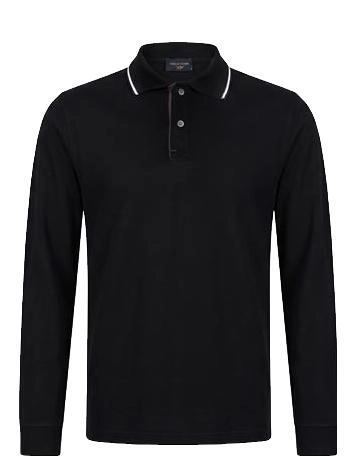 Paul & Shark Polo Shirt Size Cotton, Lyocell - Black