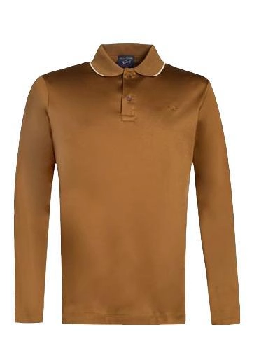 Paul & Shark Polo Shirt Camel Size Cotton - Beige