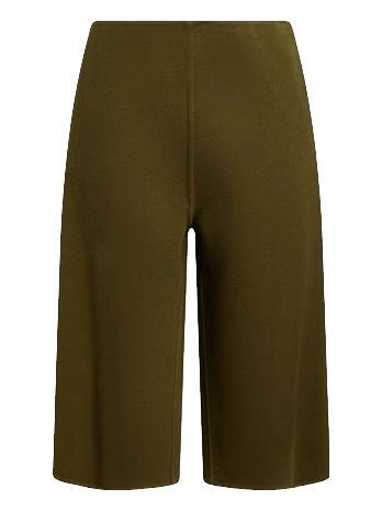 Fabiana Filippi Military Virgin Wool & Cashmere Bermuda Shorts - Green