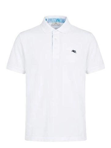 Etro Polo Shirt Size Cotton - White