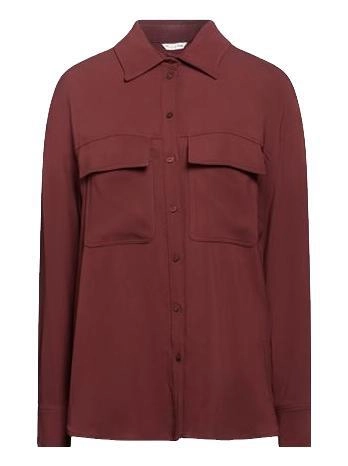 MANILA GRACE Viscose Blend Shirt - Red