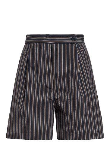 COMPAGNIA ITALIANA Striped Jacquard Shorts - Blue