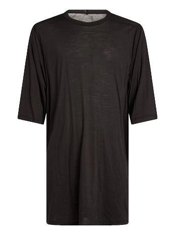 Rick Owens T-shirt Size Virgin Wool, Silk - Black