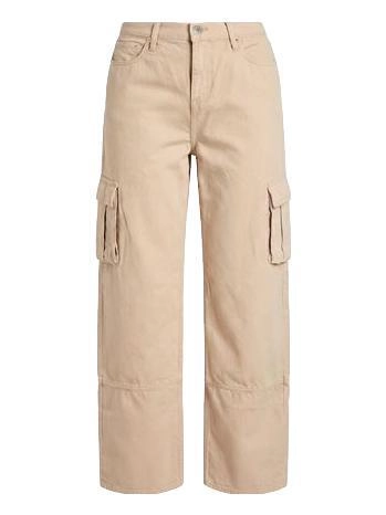Calvin Klein Recycled Cotton Cargo Pants - Beige