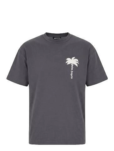 Palm Angels T-shirt Charcoal Size Cotton - Grey