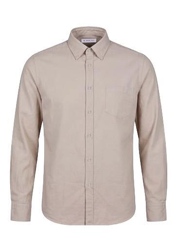 MANUEL RITZ Shirt Size Cotton, Elastane - Beige