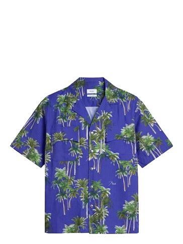 Rhude Shirt Size Cotton, Elastane - Blue