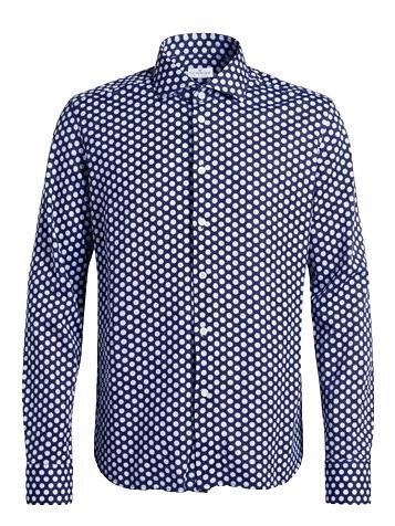 SONRISA Shirt Size Cotton - Blue
