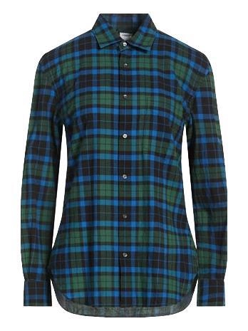 Aspesi Checked Cotton Shirt - Blue