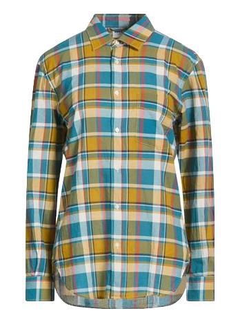 Aspesi Checked Cotton Shirt - Marigold