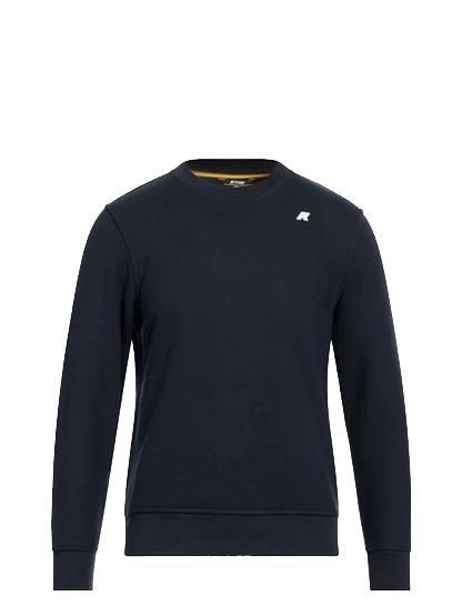 K-WAY Sweatshirt In Midnight Cotton And Polyamide - Midnight Blue