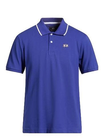LA MARTINA Polo Shirt Size Cotton - Blue