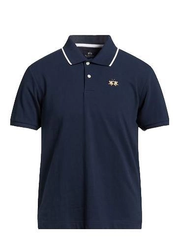 LA MARTINA Polo Shirt Size Cotton - Navy
