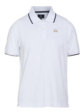 LA MARTINA Polo Shirt Size Cotton - White