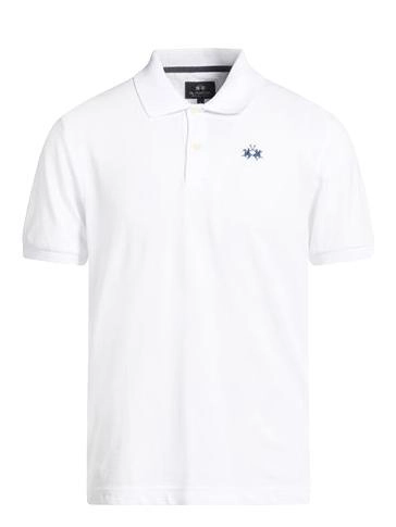 LA MARTINA Polo Shirt Size Cotton - White