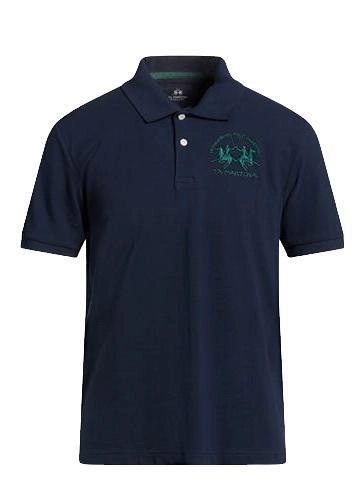 LA MARTINA Polo Shirt Size Cotton - Navy