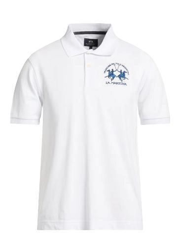 LA MARTINA Polo Shirt Size Cotton - White
