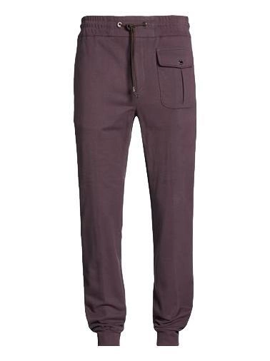 MOORER Pants Dark Size Cotton - Purple