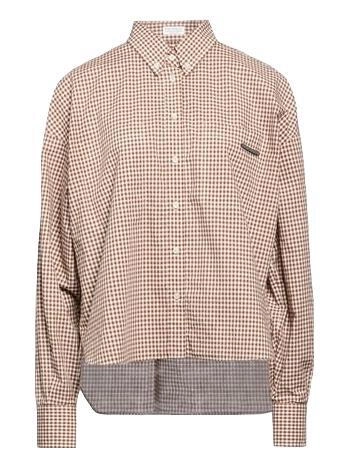 Brunello Cucinelli Cotton Checked Shirt - Brown
