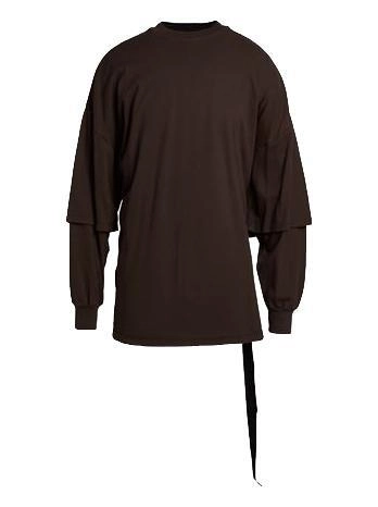 Rick Owens Cotton Jersey Sweatshirt - Brown