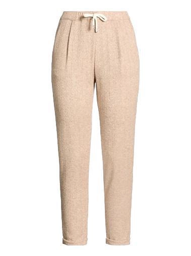 PUROTATTO Viscose, Wool, Polyester, Elastane Tapered Knit Pants - Sand