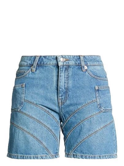 Zadig&Voltaire High Waisted Denim Shorts - Blue