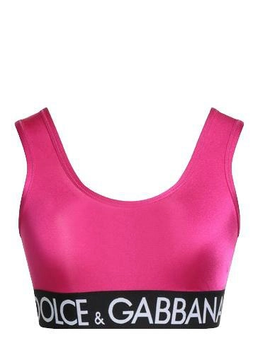 Dolce & Gabbana Polyamide And Elastane Top - Magenta