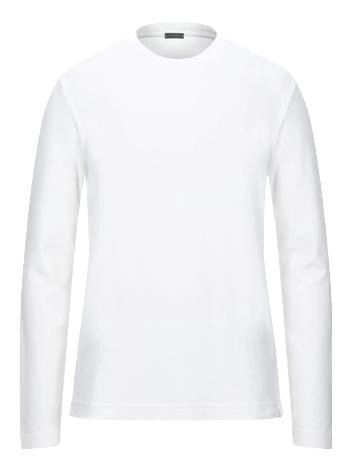 ZANONE T-shirt Size Pima Cotton - White